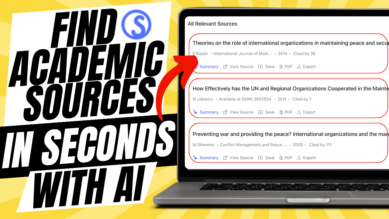 This New Feature of Sourcely AI is A Game-Changer for Academic Source Finding – AI Tools for ...
